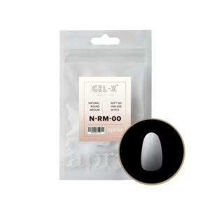 Aprés Nail - Ombré Gel-X® Natural Round Medium Refill Bag