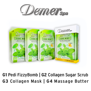 Demer Deluxe Pedi 4in1 - Set - Cool Mint