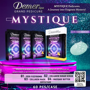 Demer 4 in 1 Pedicure- Mystique 1 Kit - 60 Kit/Case